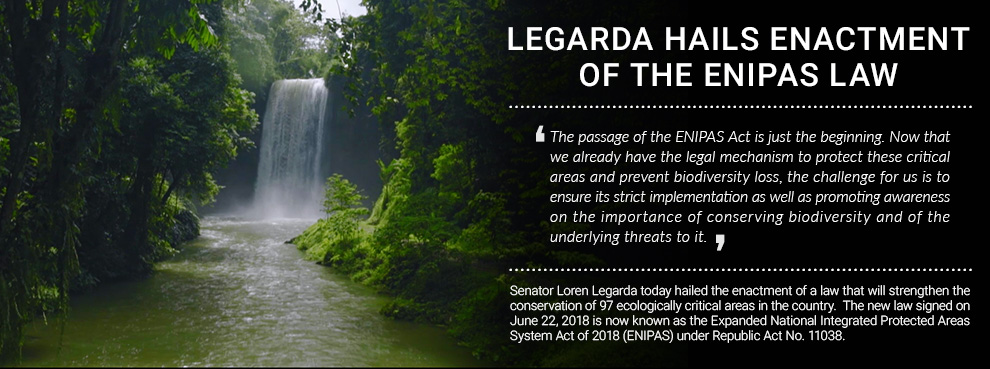 Legarda Hails Enactment of the ENIPAS Law - Loren Legarda